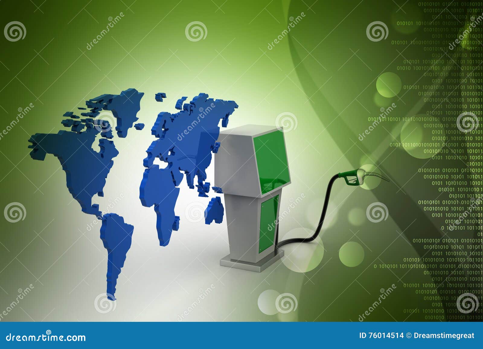 Bio fuel station with map stock illustration. Illustration of octane ...