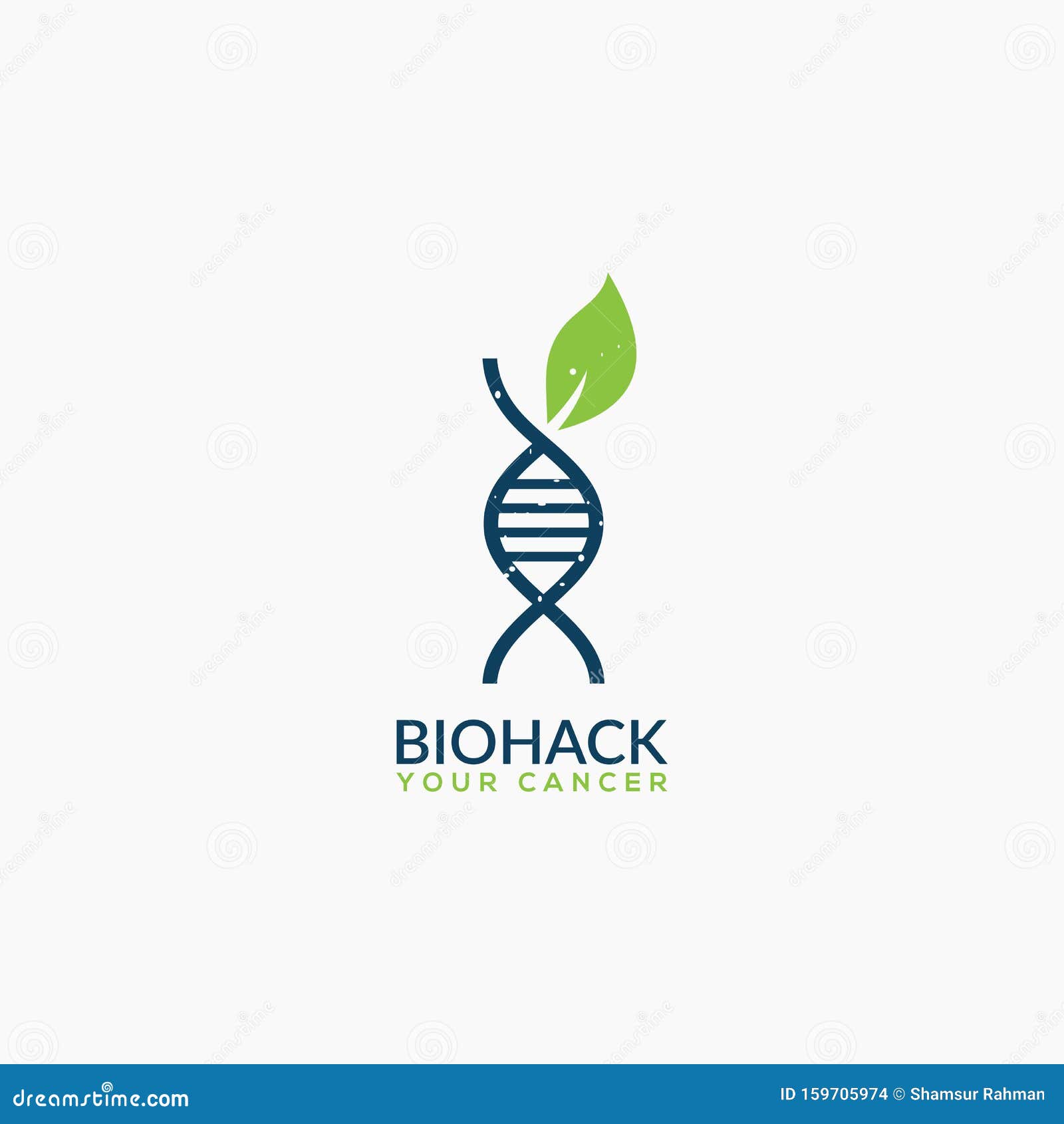 Bio-Hacking Cancer Logo Design Template Stock Vector - Illustration of ...