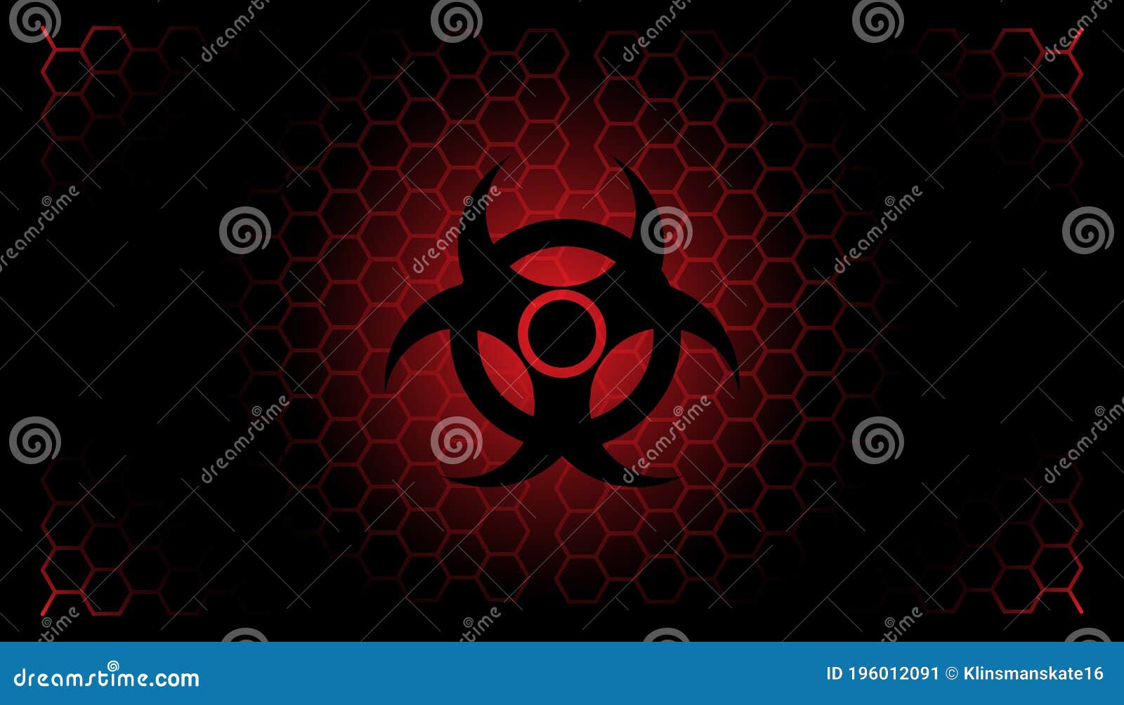 Bio Hazard Banner and Background Design Stock Illustration ...