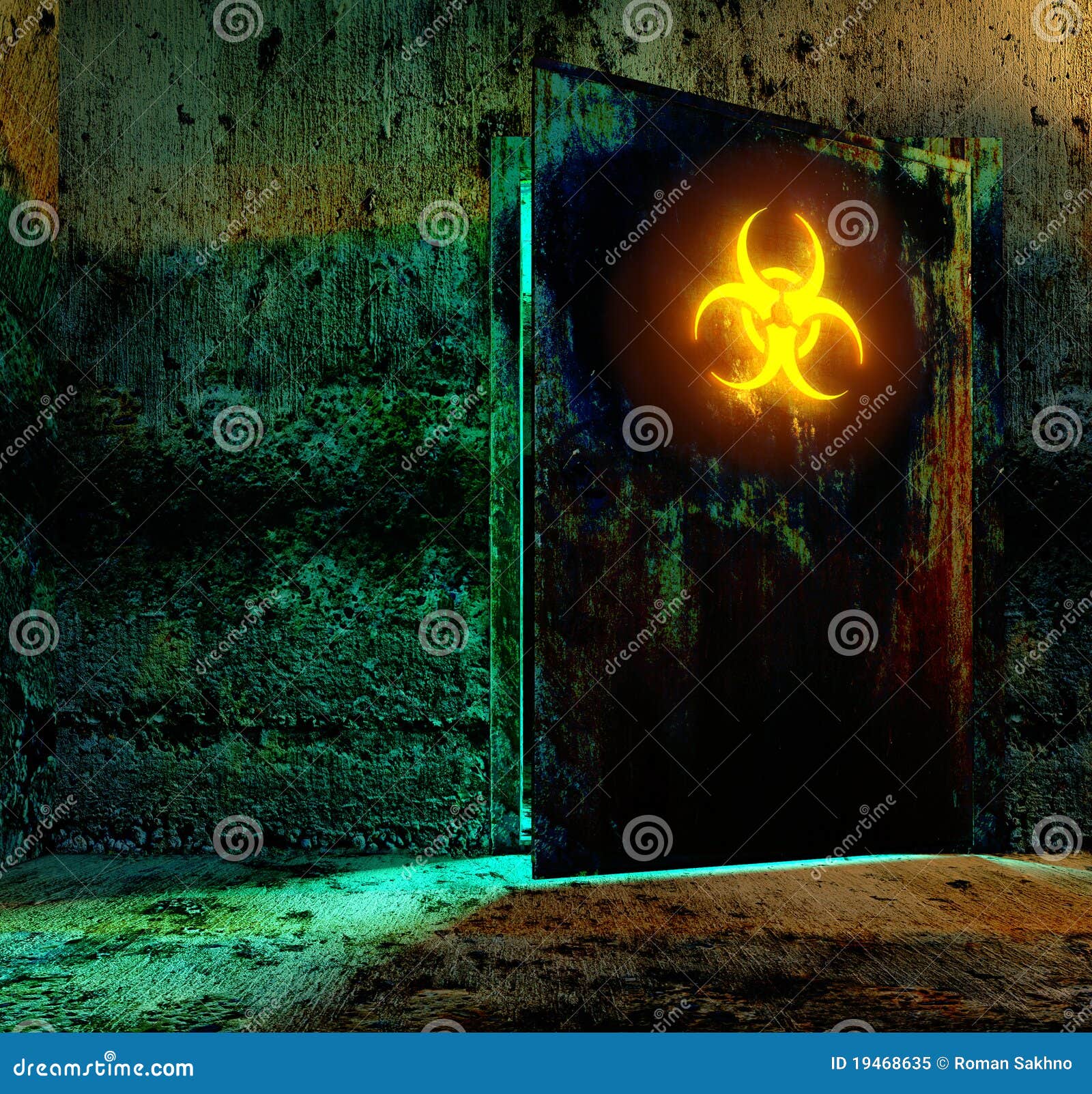 Bio hazard danger material stock illustration. Illustration of plant ...