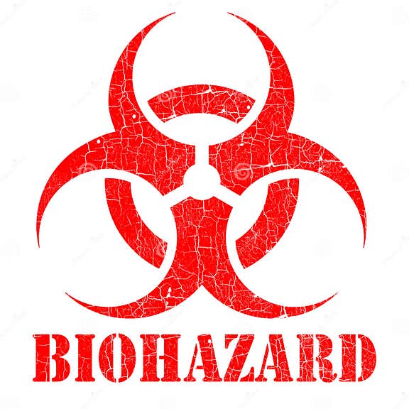 Bio Hazard Stamp Illustration Stock Illustration - Illustration of ...