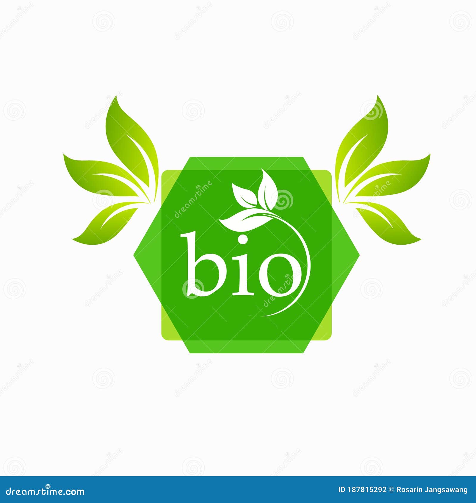 Bio Icon. Concept Illustration for Design Stock Vector - Illustration ...