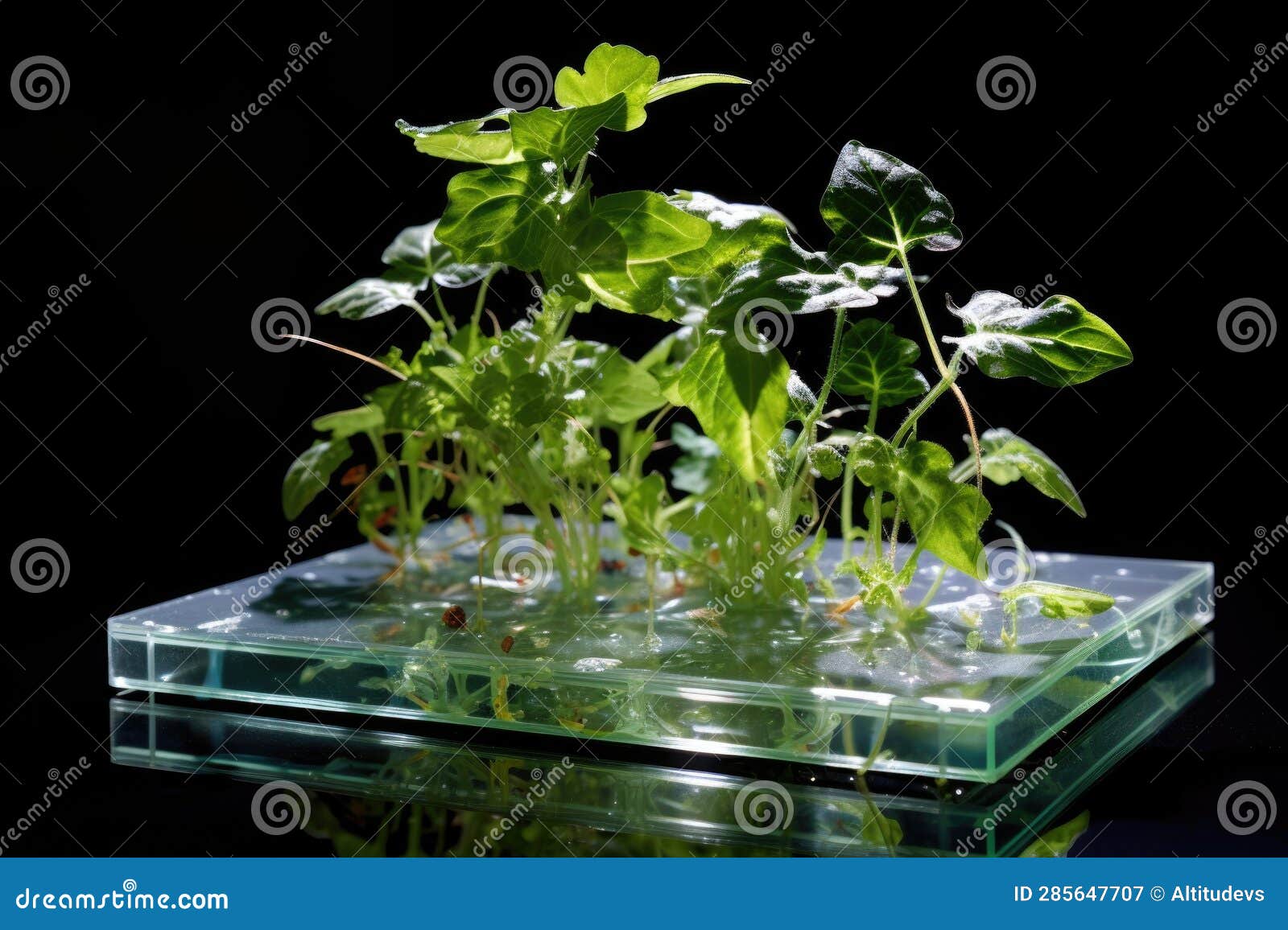 Bio-inspired Solar Cell Mimicking Plants Energy Process Stock Image ...