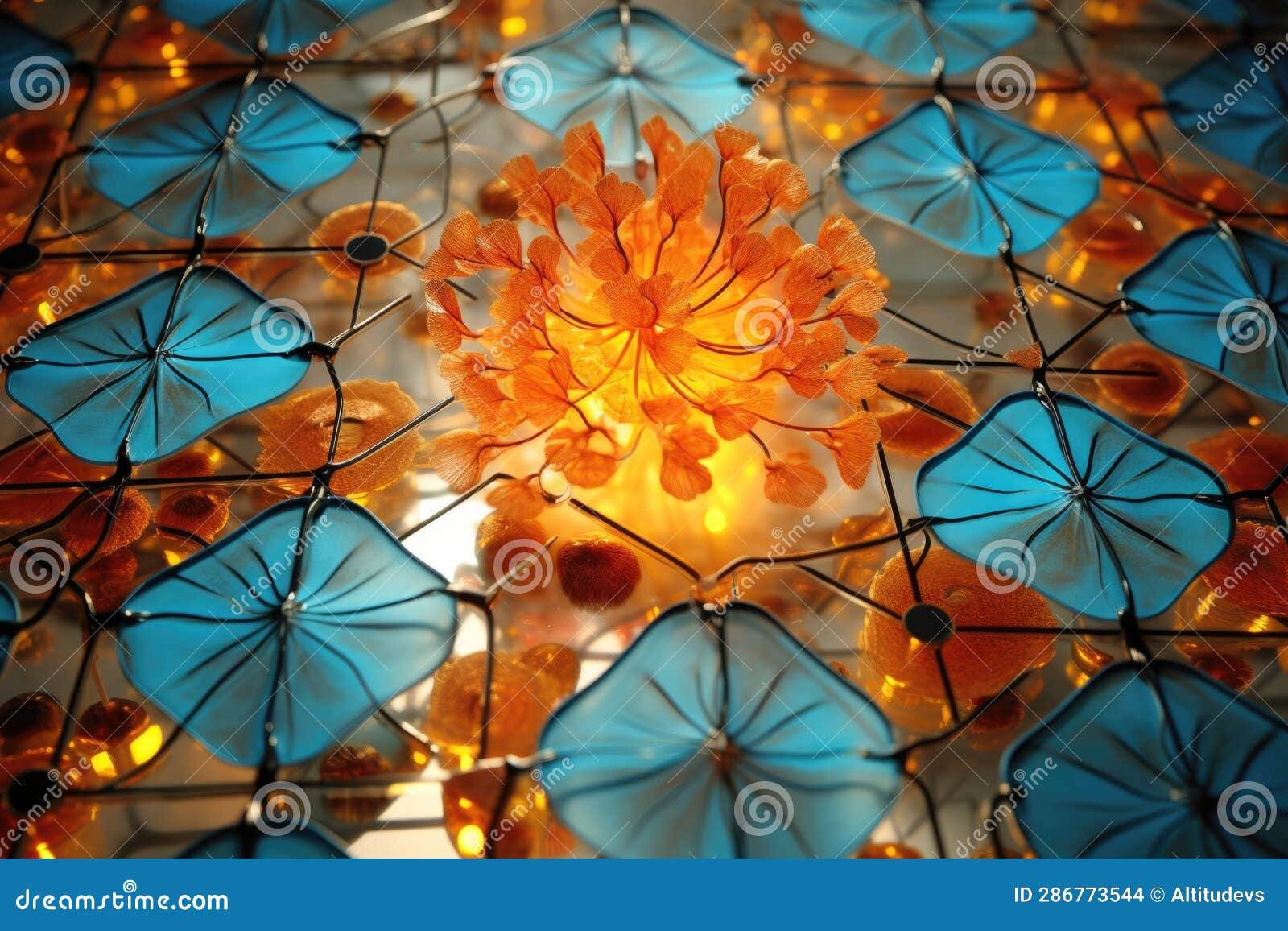 Biomimicry Inspired Data Science Background With Neuron Patterns