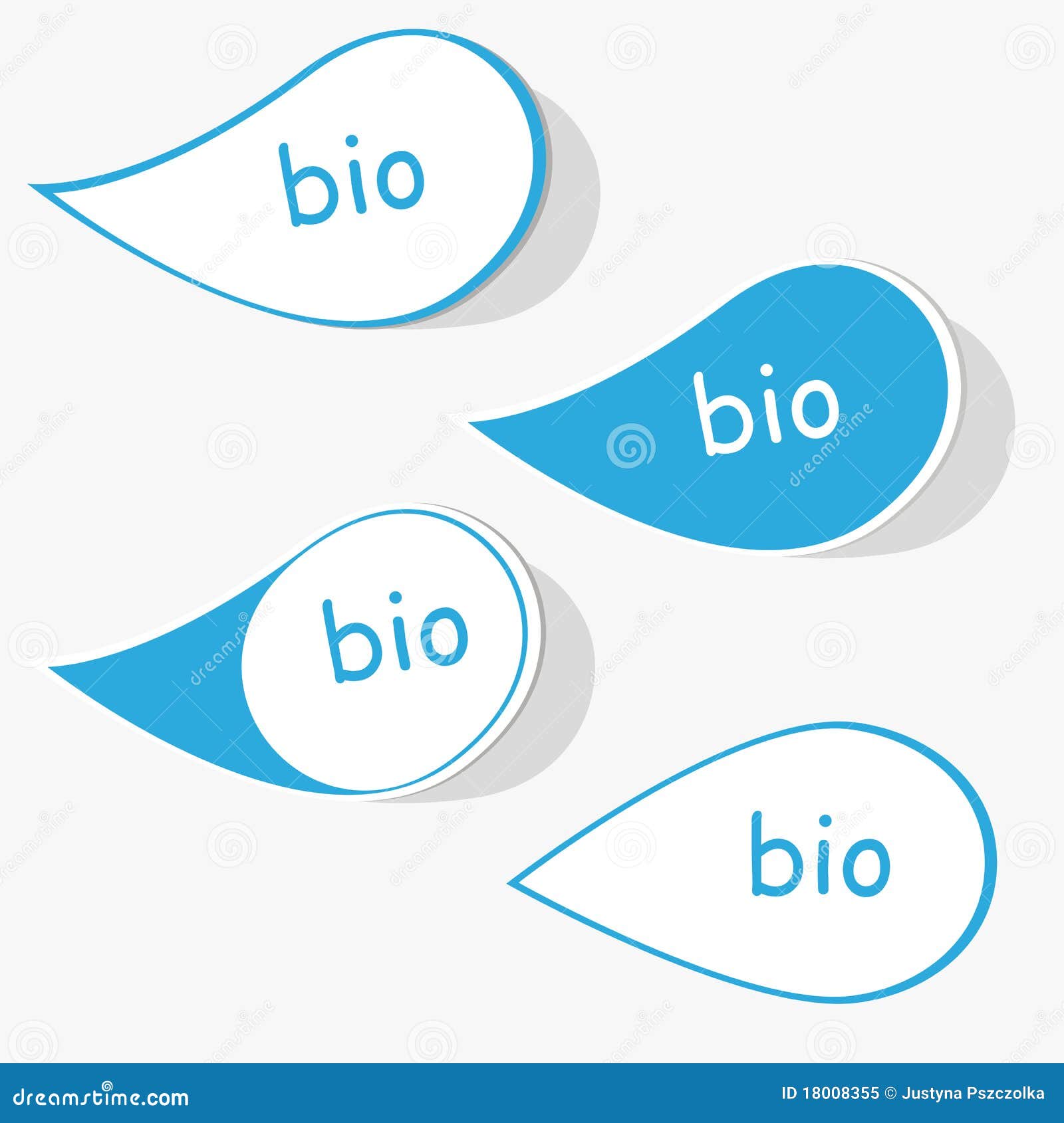 Bio Label stock vector. Illustration of sticker, organic - 18008355