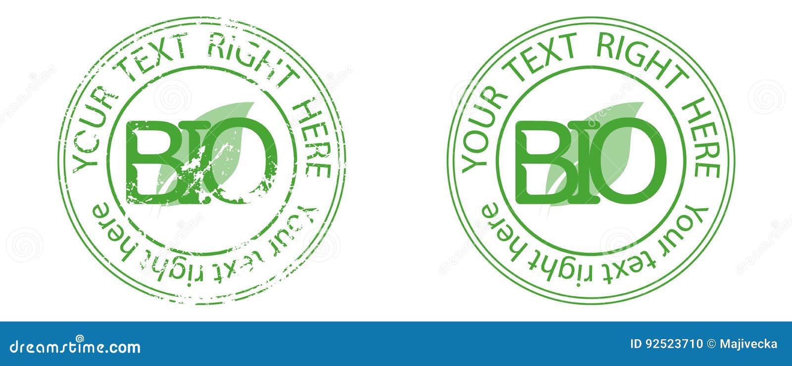 Bio logotipo del icono stock de ilustración. Ilustración de cubo - 92523710