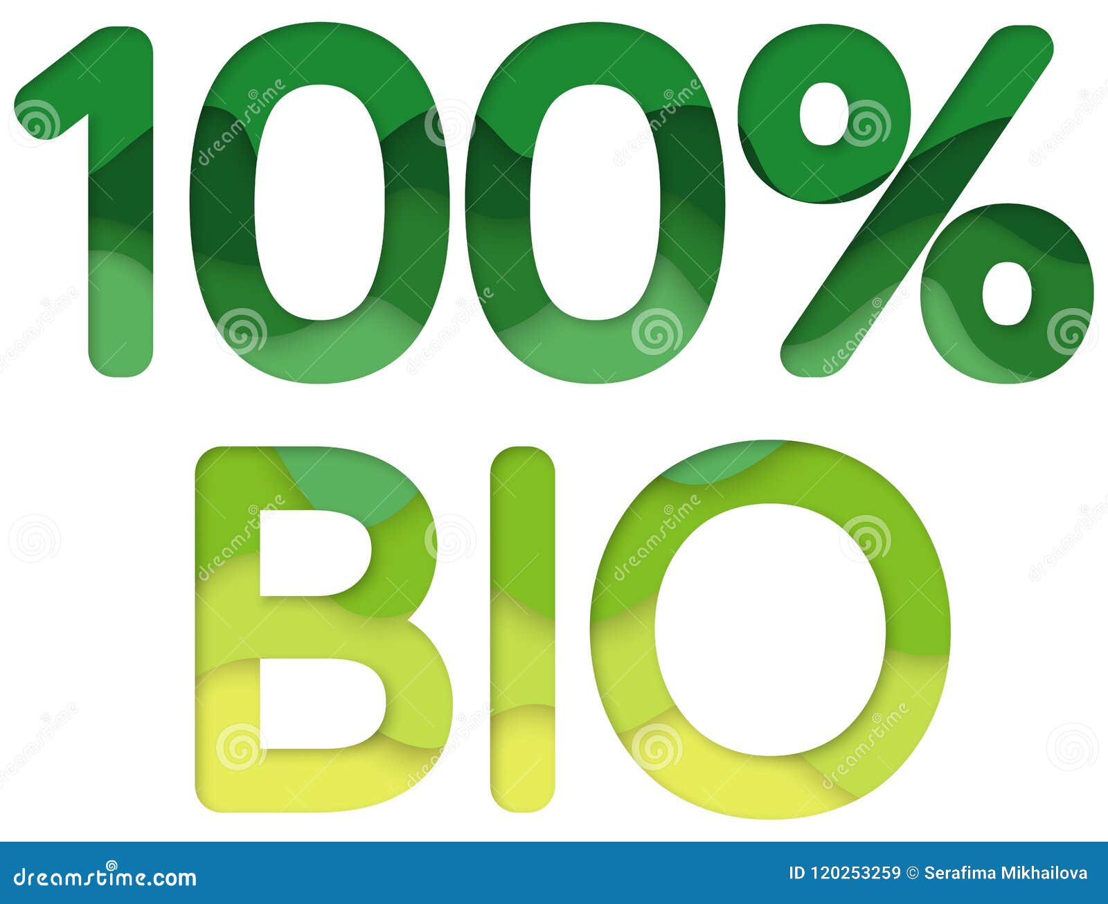 BIO Logotipo Del Producto Del 100% Ilustración del Vector - Ilustración ...