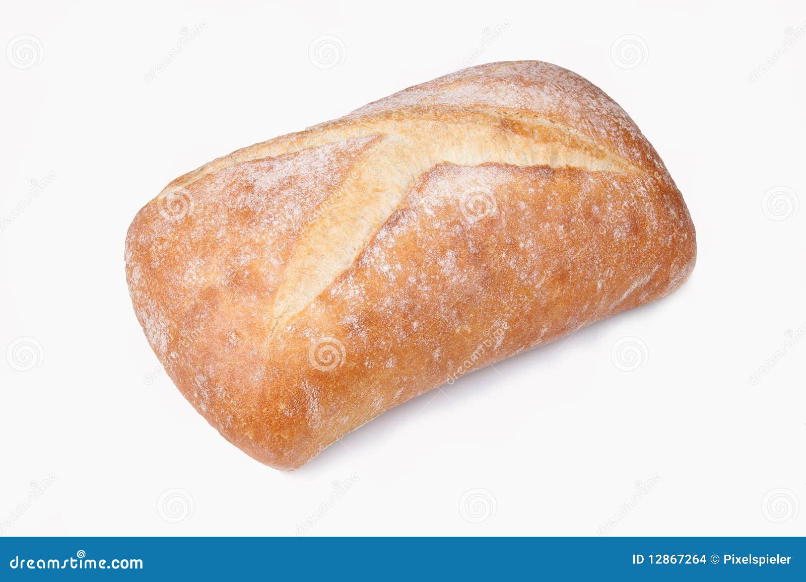 Bio pan foto de archivo. Imagen de aislado, coma, hornada - 12867264