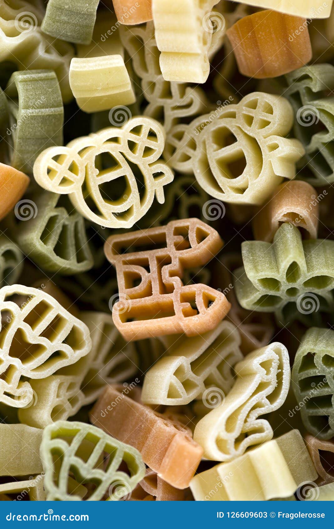 Pasta with shapes stock image. Image of castle, naples - 126609603