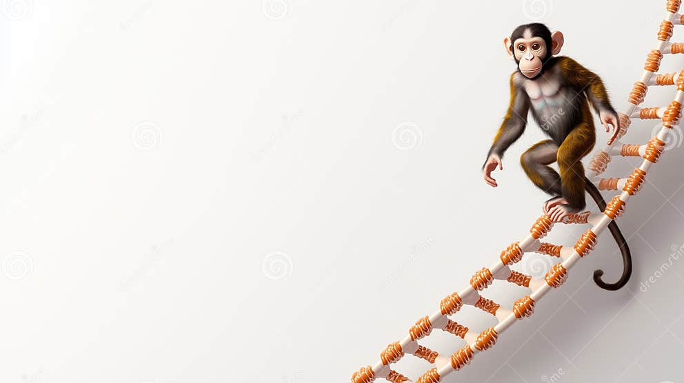 Bio Path Primate Design stock illustration. Illustration of walking ...
