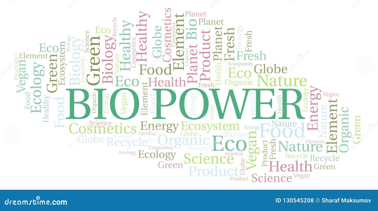 Bio Power word cloud. stock illustration. Illustration of wordcloud ...