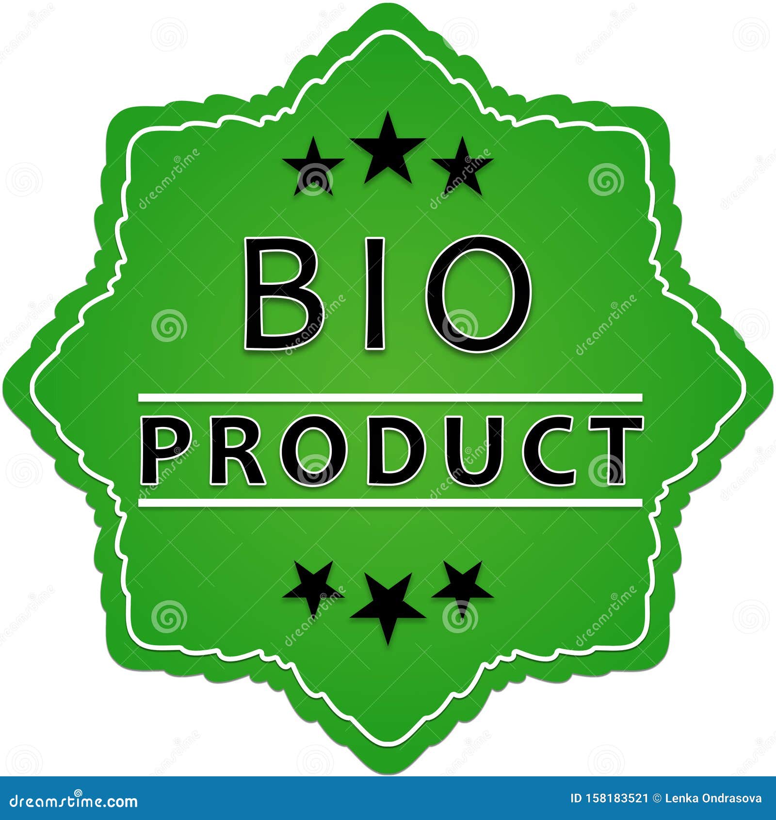 Bio product label stock illustration. Illustration of control - 158183521