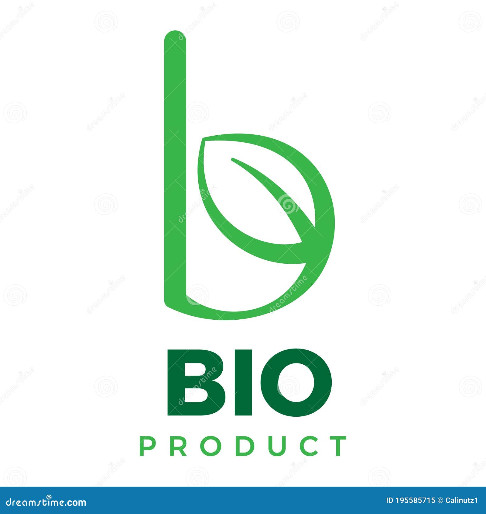 100 Bio Product Vector Icon Logo Stock Vector - Illustration of leaf ...