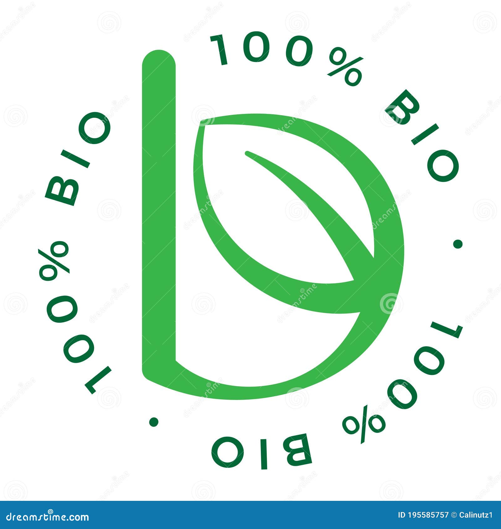 100 Bio Product Vector Icon Logo Stock Vector - Illustration of ...
