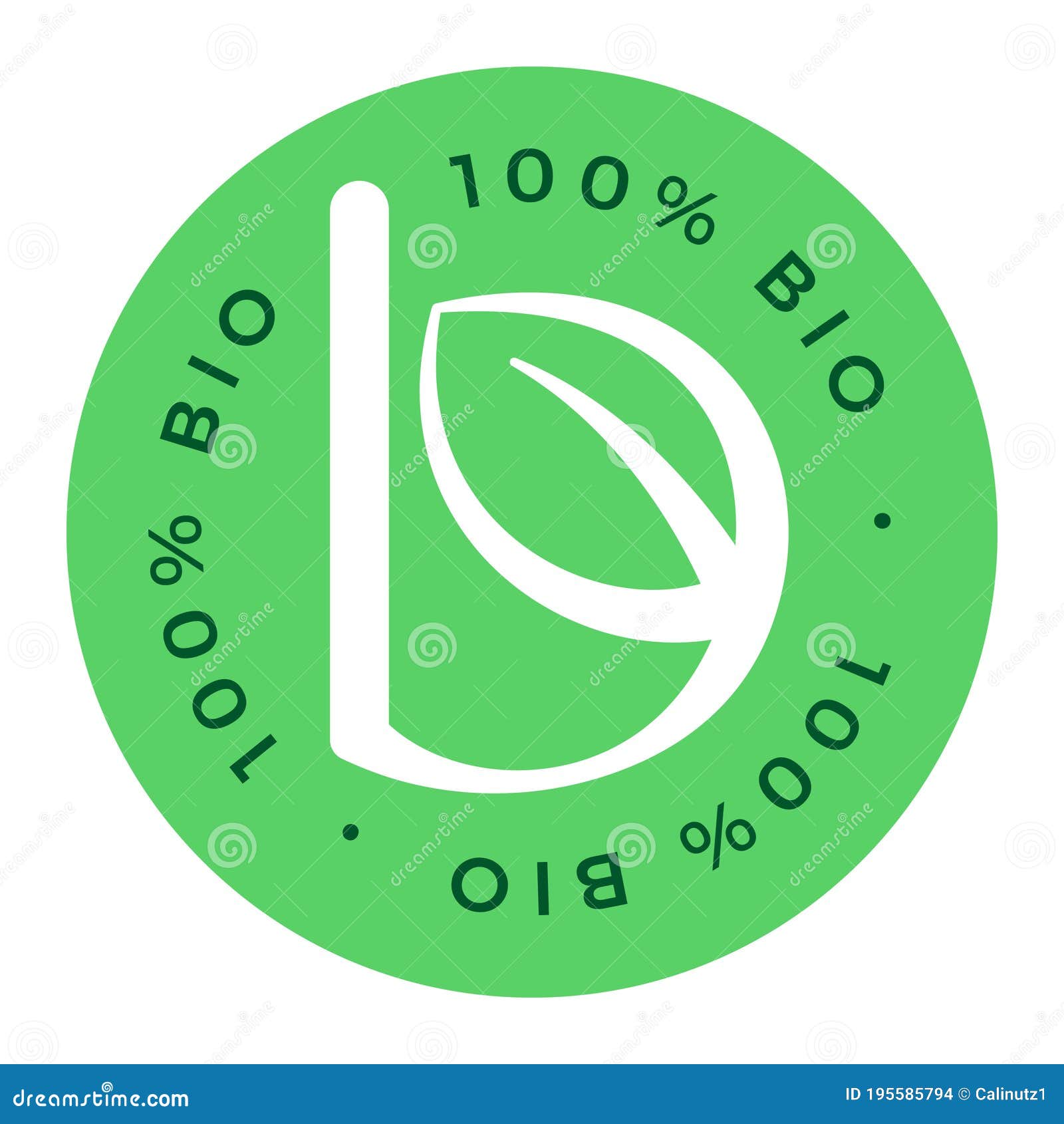 100 Bio Product Vector Icon Logo Stock Vector - Illustration of food ...
