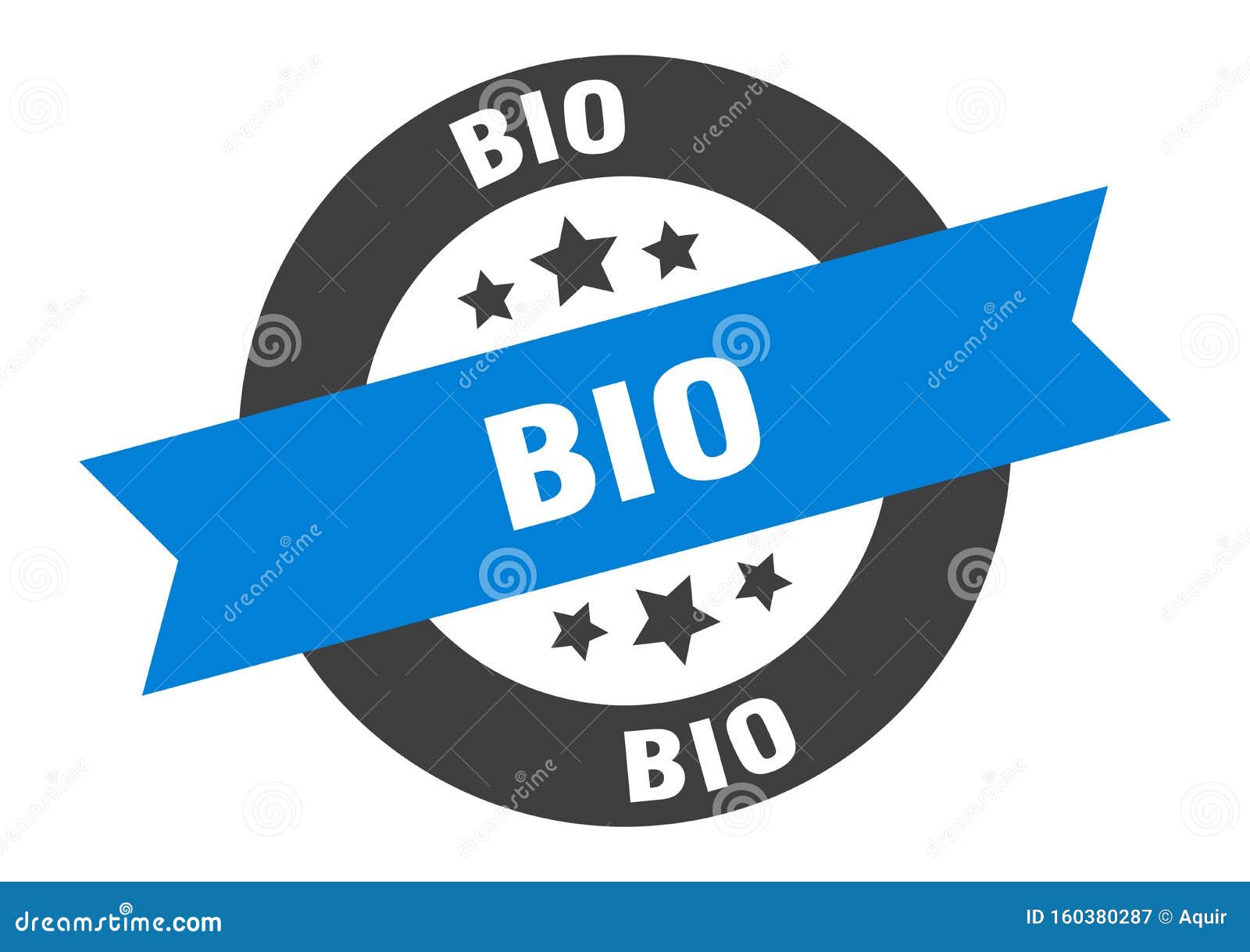 Bio sign stock vector. Illustration of sticker, circle - 160380287
