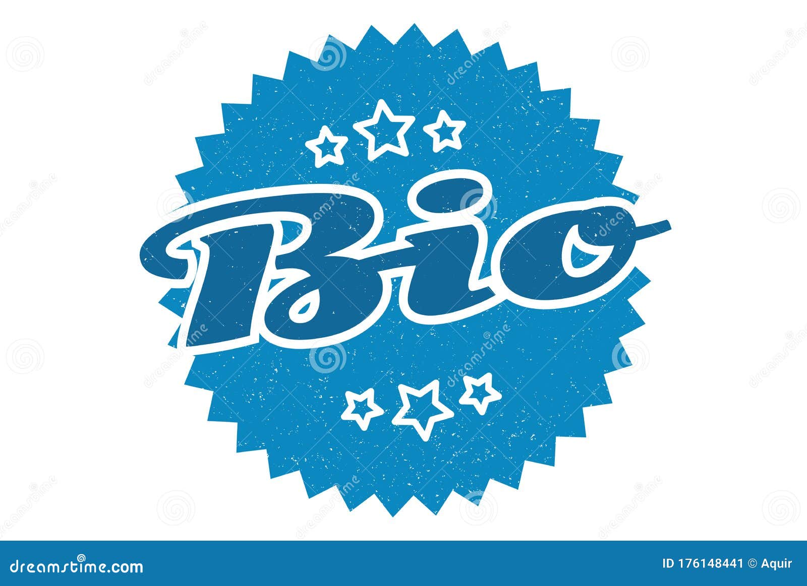 Bio Sign. Bio Vintage Retro Label Stock Vector - Illustration of vector ...