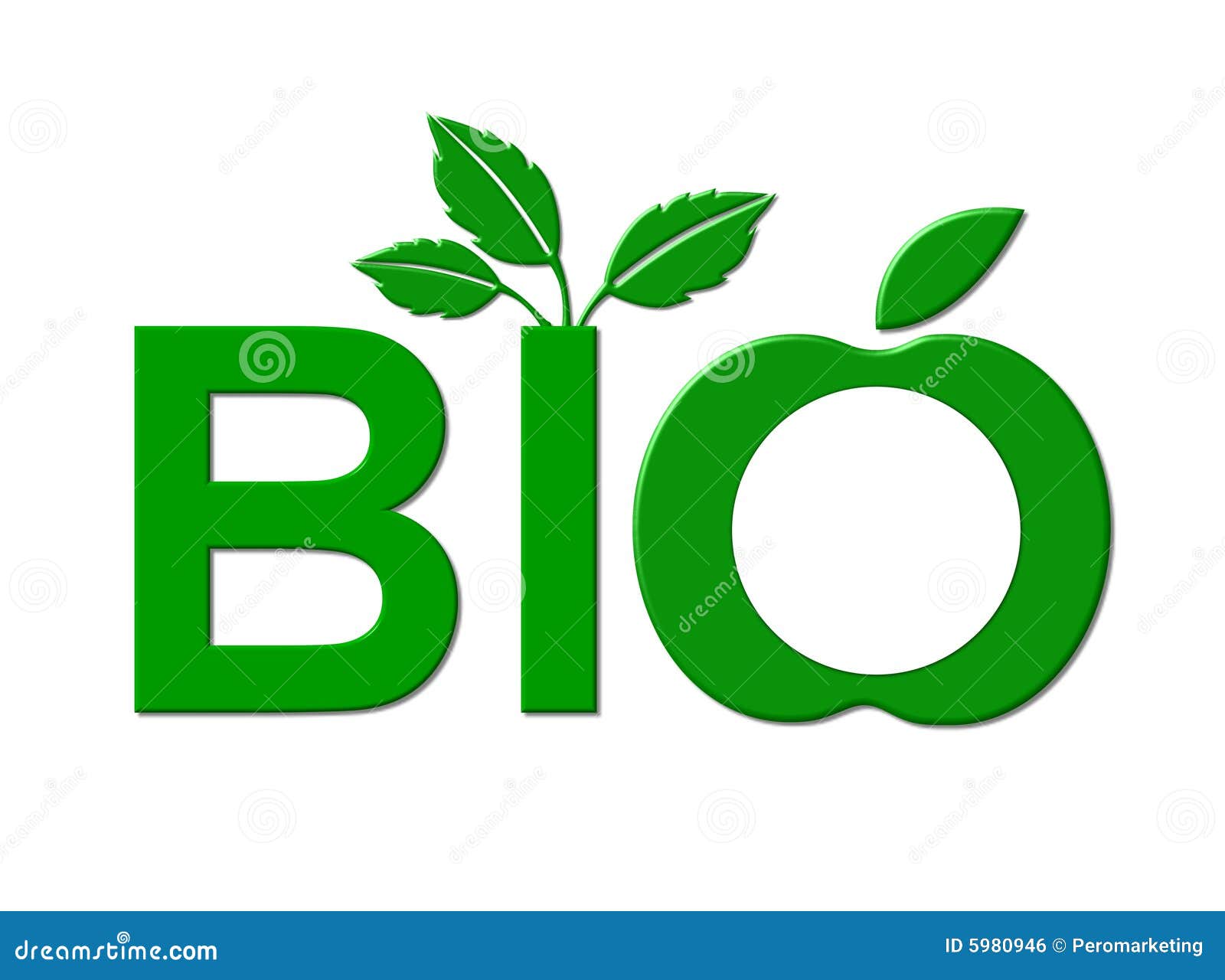 Bio signe de nourritures illustration stock. Illustration du lettres ...