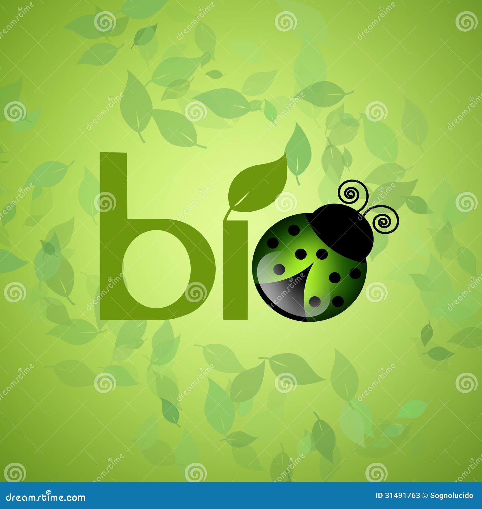 Bio- simbolo illustrazione di stock. Illustrazione di pianeta - 31491763