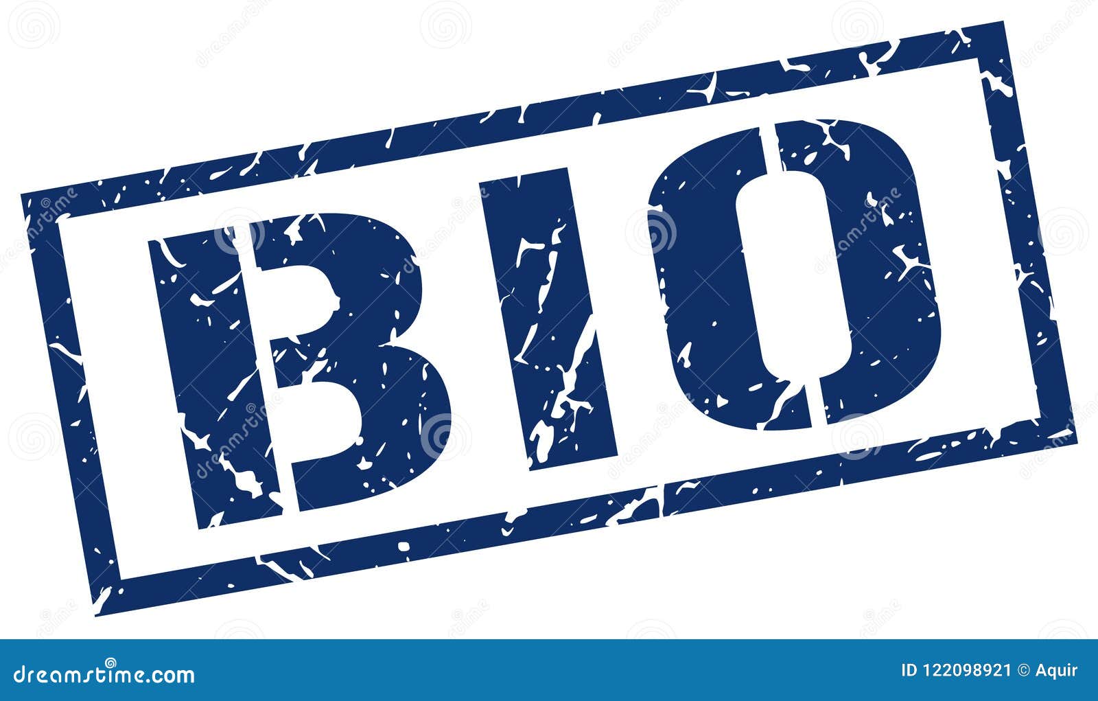 Bio stamp stock vector. Illustration of blue, vector - 122098921
