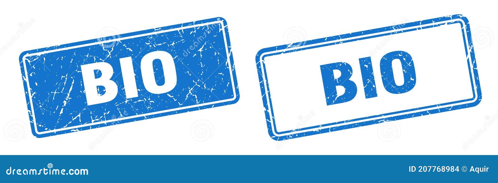 Bio Stamp Set. Bio Square Grunge Sign Stock Vector - Illustration of ...