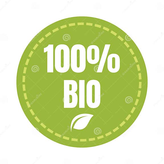 100 bio symbol icon stock illustration. Illustration of certification ...