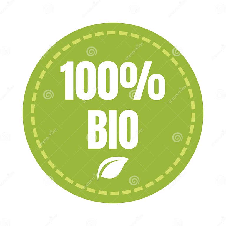 100 bio symbol icon stock illustration. Illustration of certification ...