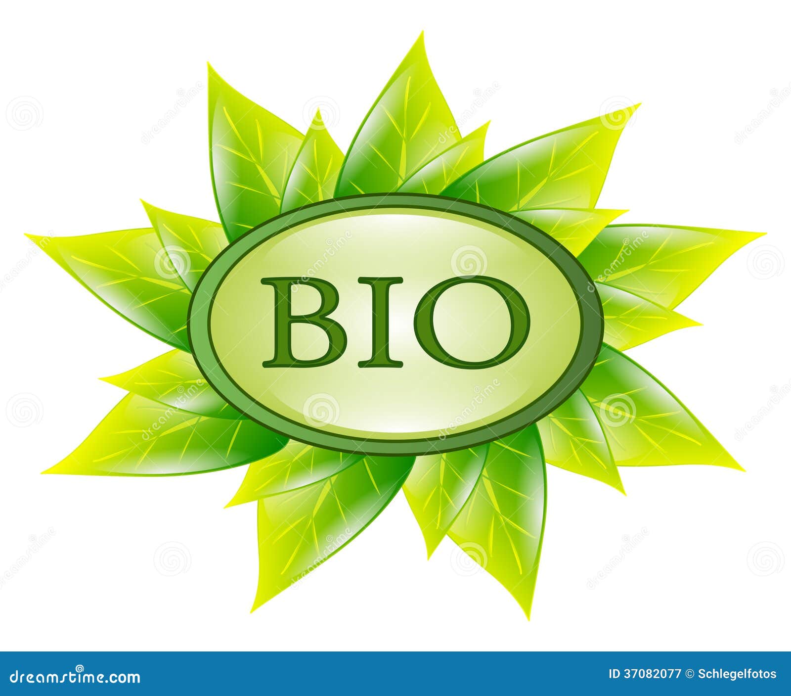 Bio symbol isolated stock illustration. Illustration of plant - 37082077