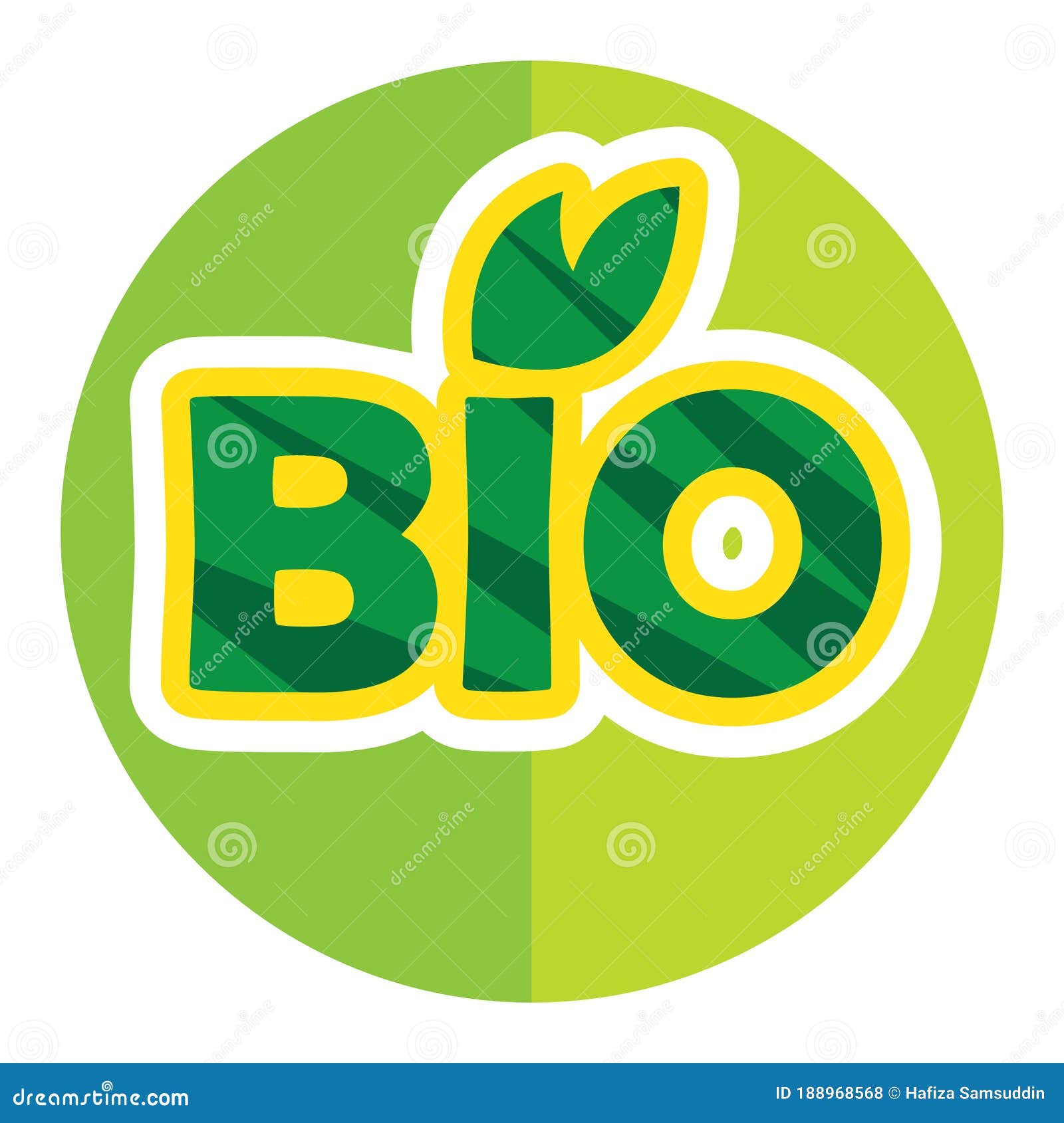 Bio Symbol. Vector Illustration Decorative Design Stock Vector ...