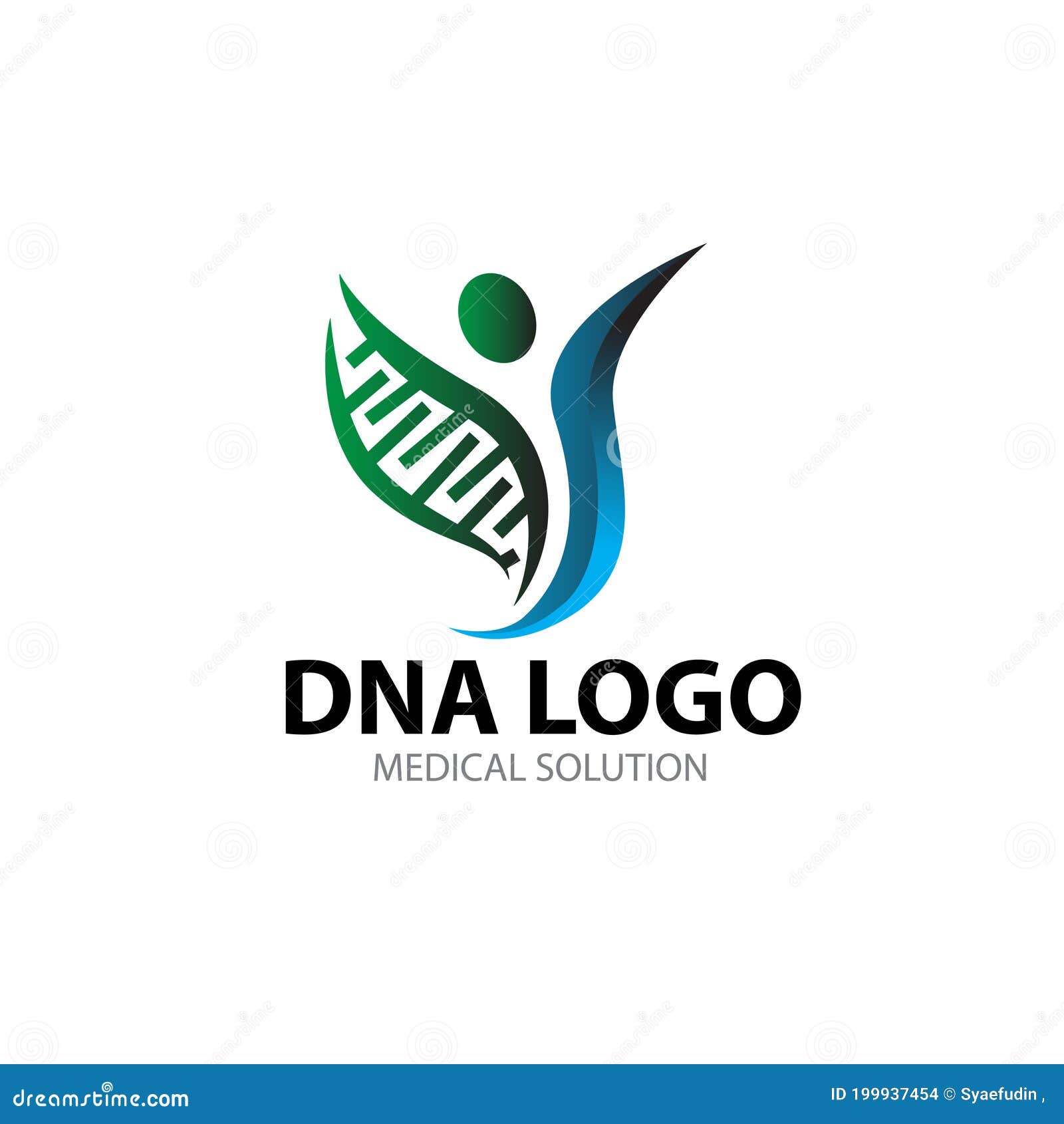 Bio Tech Health Logo Design for Medical Service Stock Vector ...