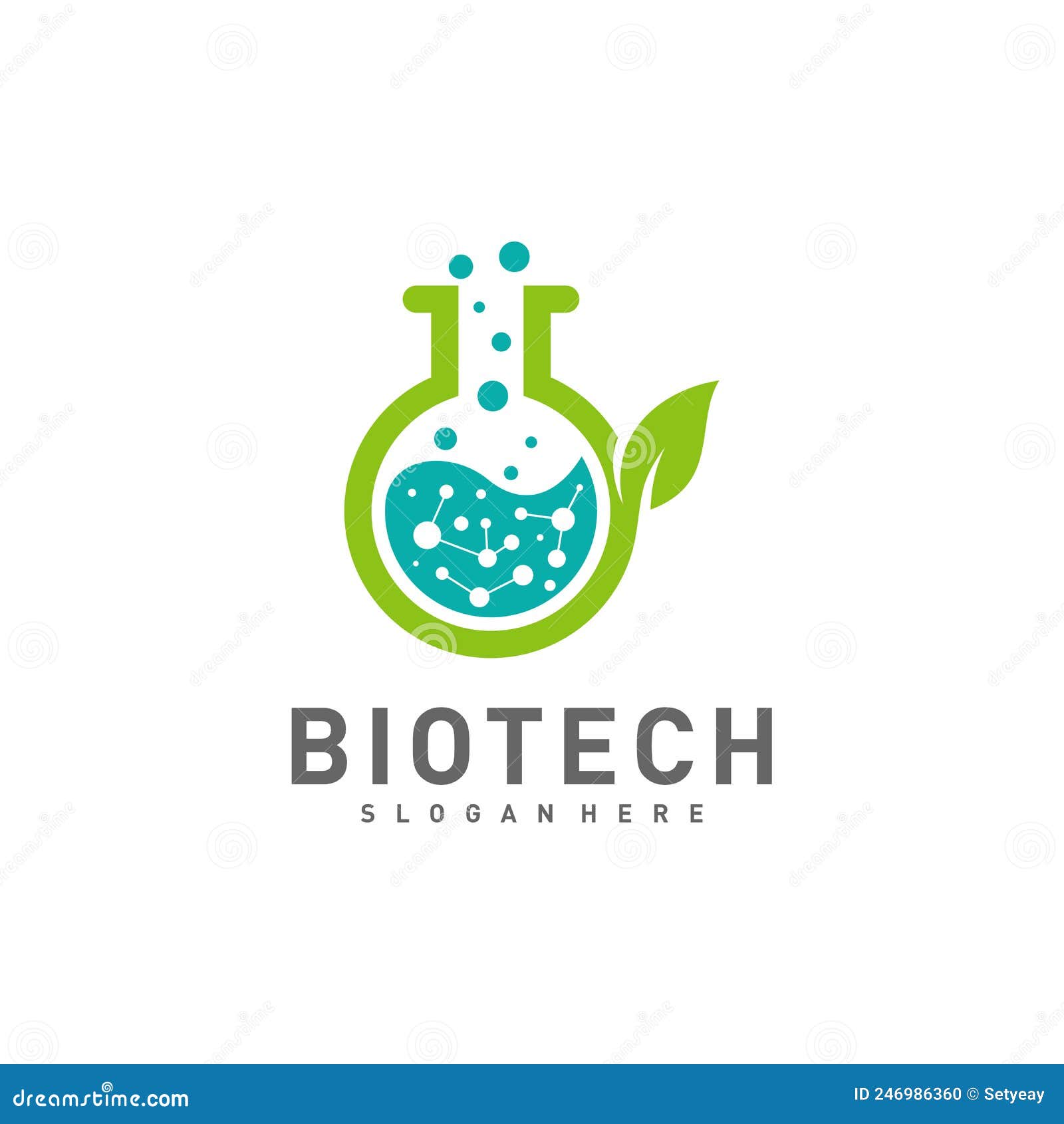 Bio Tech Lab Logo Template, Molecule, DNA, Atom, Medical or Science ...