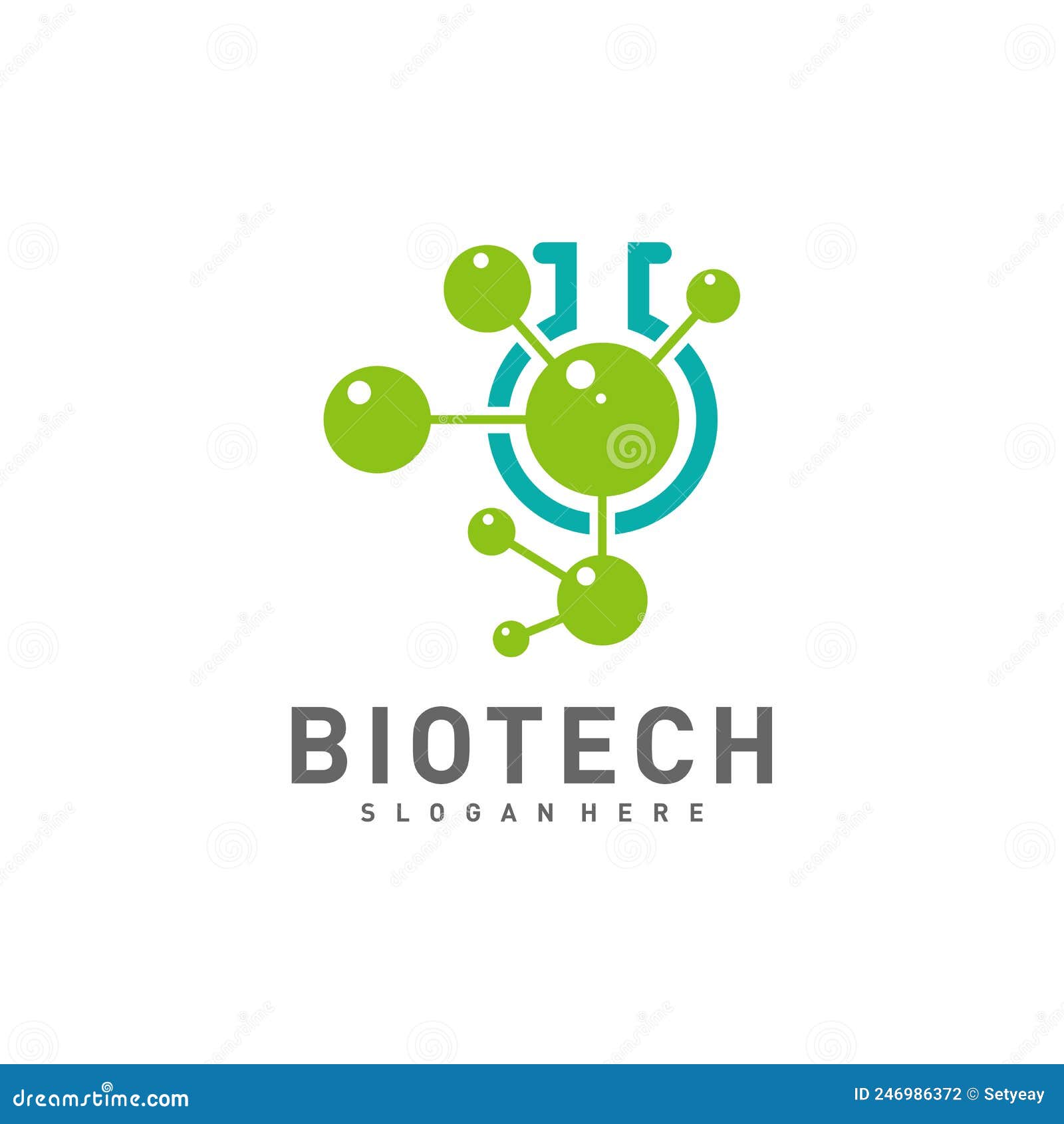 Bio Tech Lab Logo Template, Molecule, DNA, Atom, Medical or Science ...