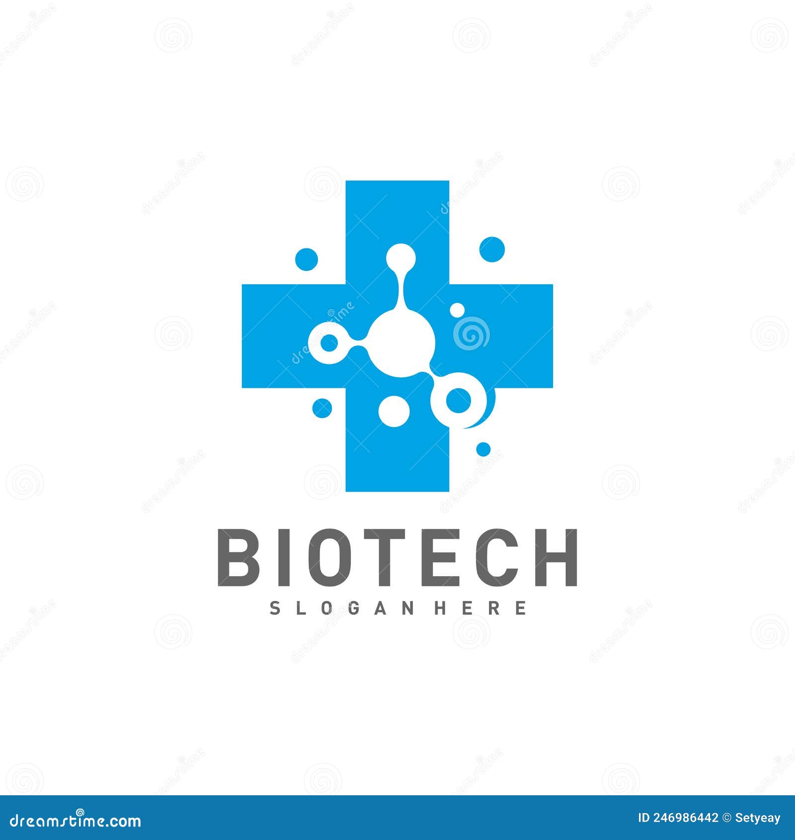 Bio Tech Logo Template, Molecule, DNA, Atom, Medical or Science Logo ...