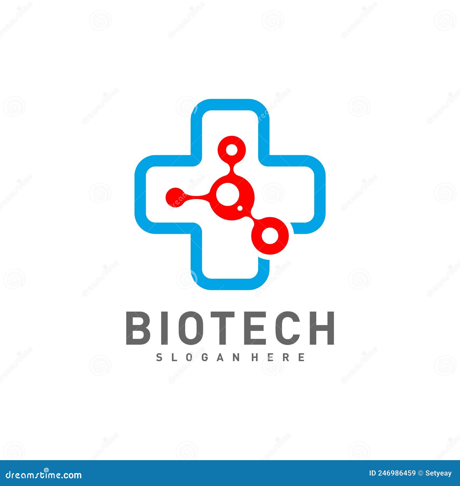 Bio Tech Logo Template, Molecule, DNA, Atom, Medical or Science Logo ...