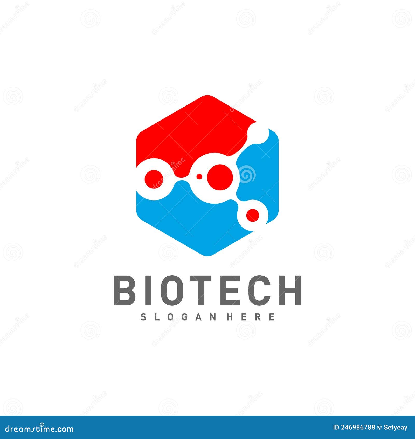 Bio Tech, Molecule, DNA, Atom, Medical or Science Logo Design Vector ...