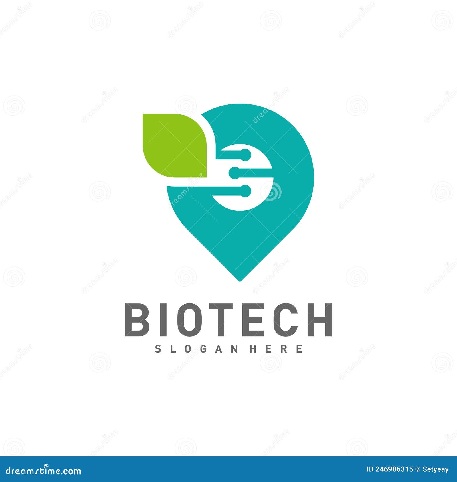 Bio Tech Point Logo Template, Molecule, DNA, Atom, Medical or Science ...