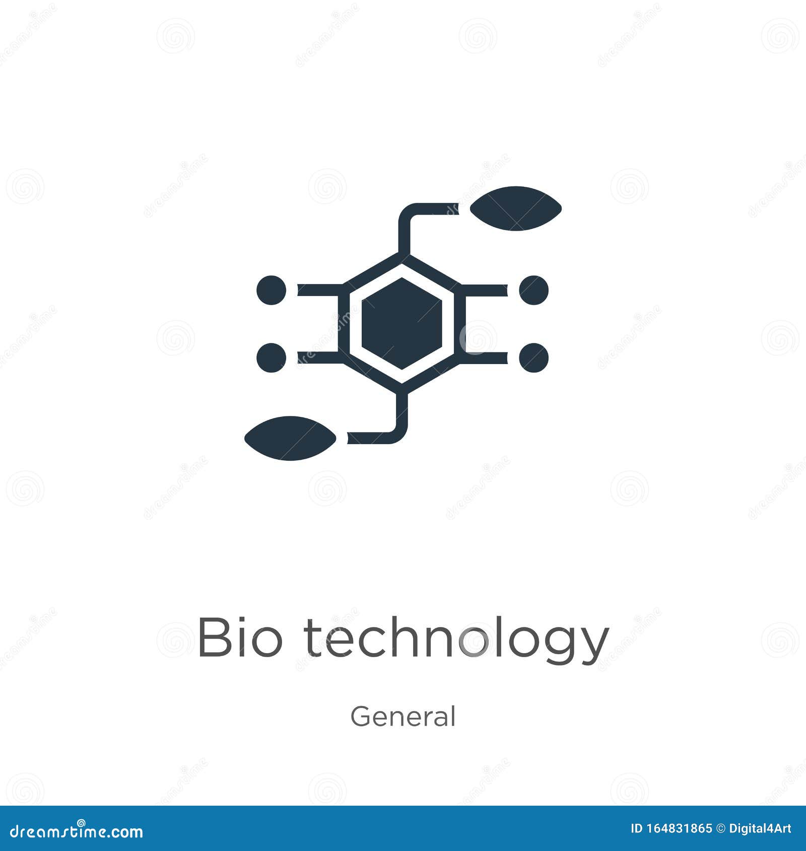 Bio Technology Icon Vector. Trendy Flat Bio Technology Icon from ...