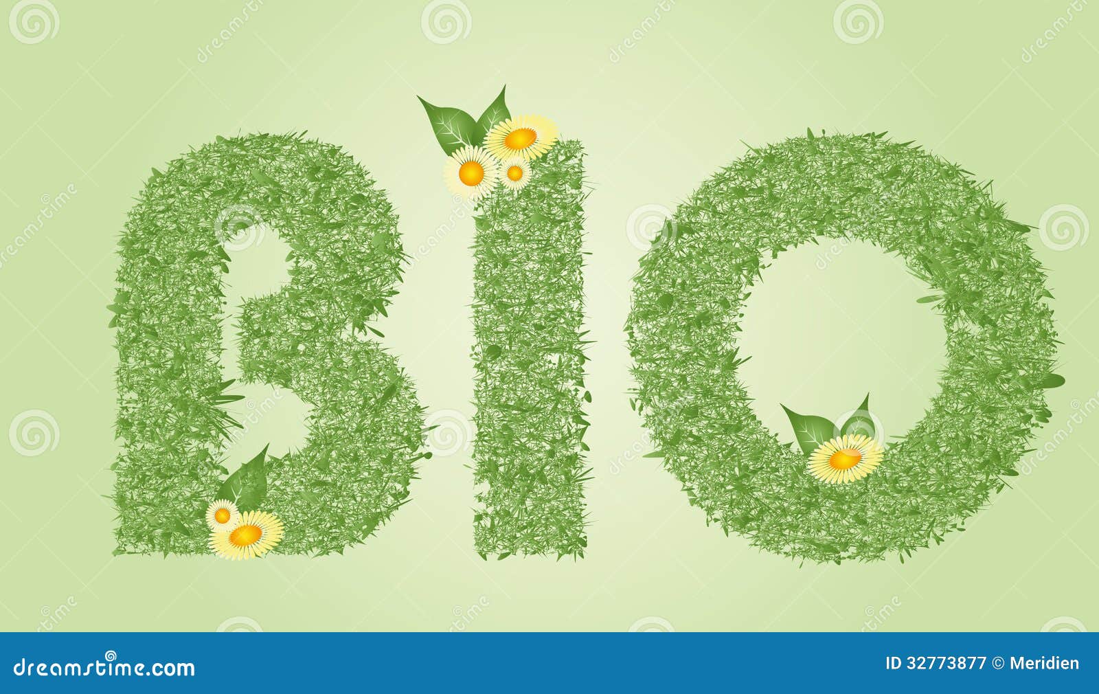 Bio stock vector. Illustration of spring, organic, grass - 32773877