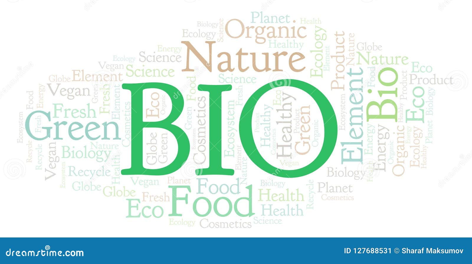 Bio word cloud. stock illustration. Illustration of word - 127688531