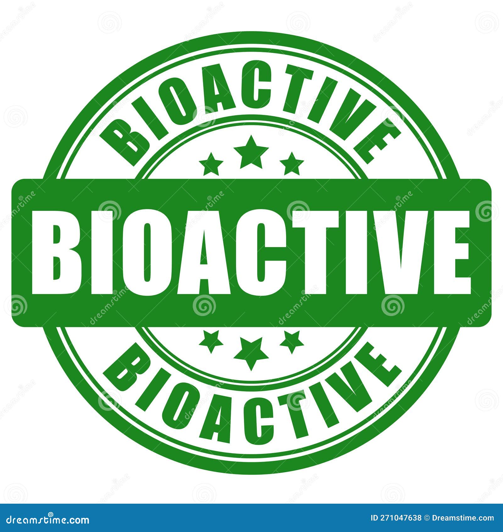 Bioactive Green Circle Sign Vector Illustration | CartoonDealer.com ...