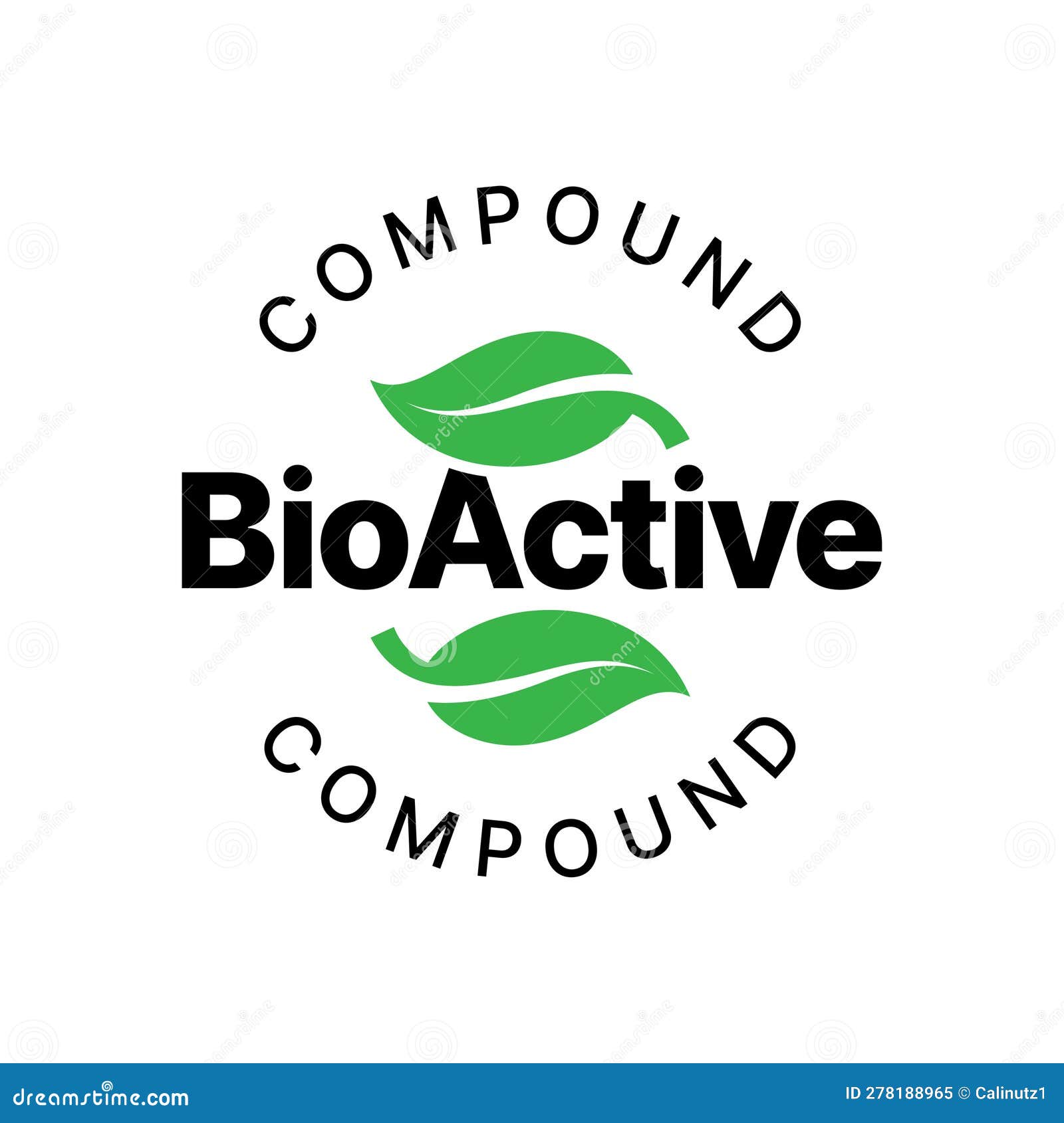 BioActive Product Formula Recipe Vector Icon Logo Badge Stock Vector ...