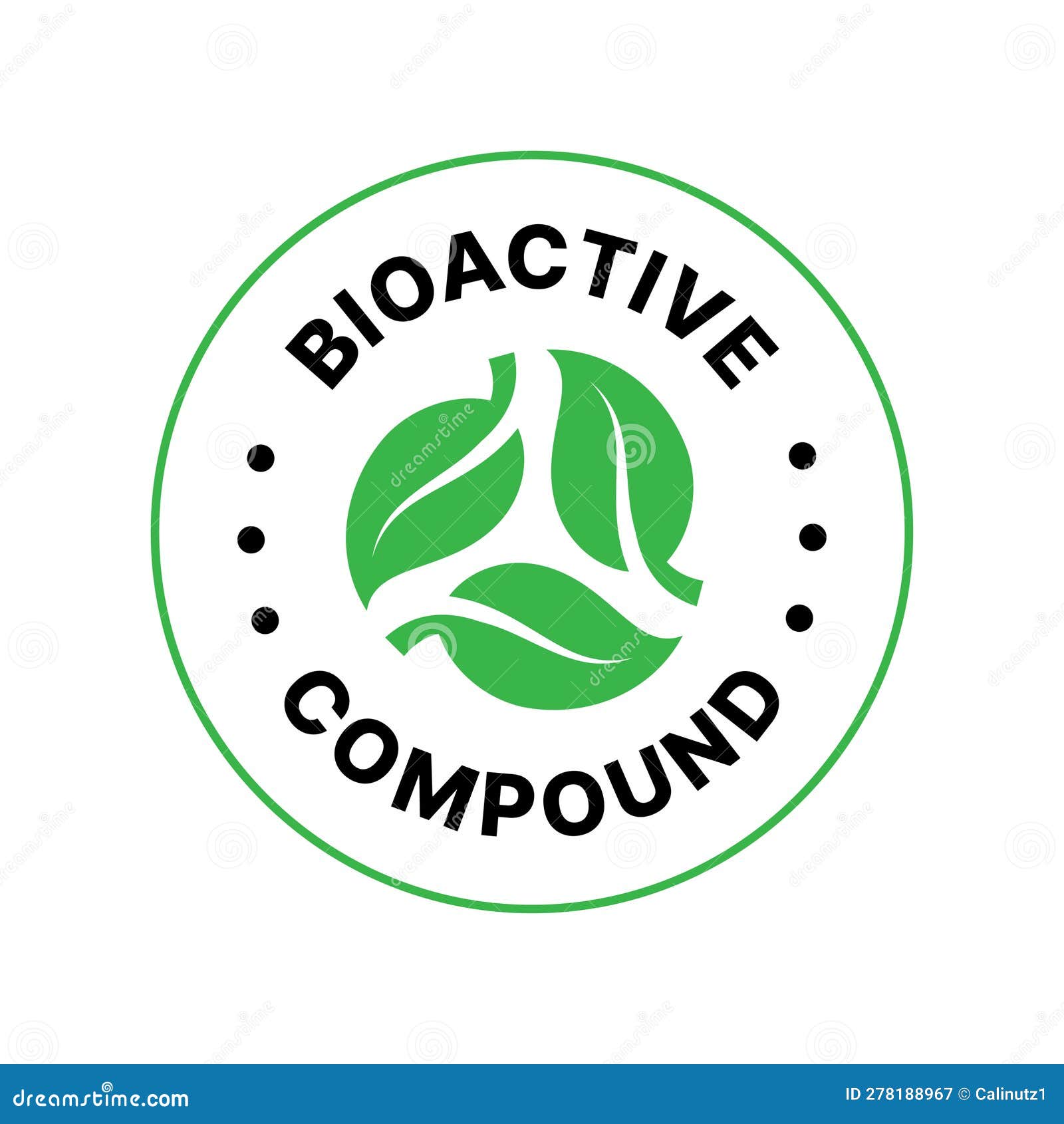 BioActive Product Formula Recipe Vector Icon Logo Badge Stock Vector ...