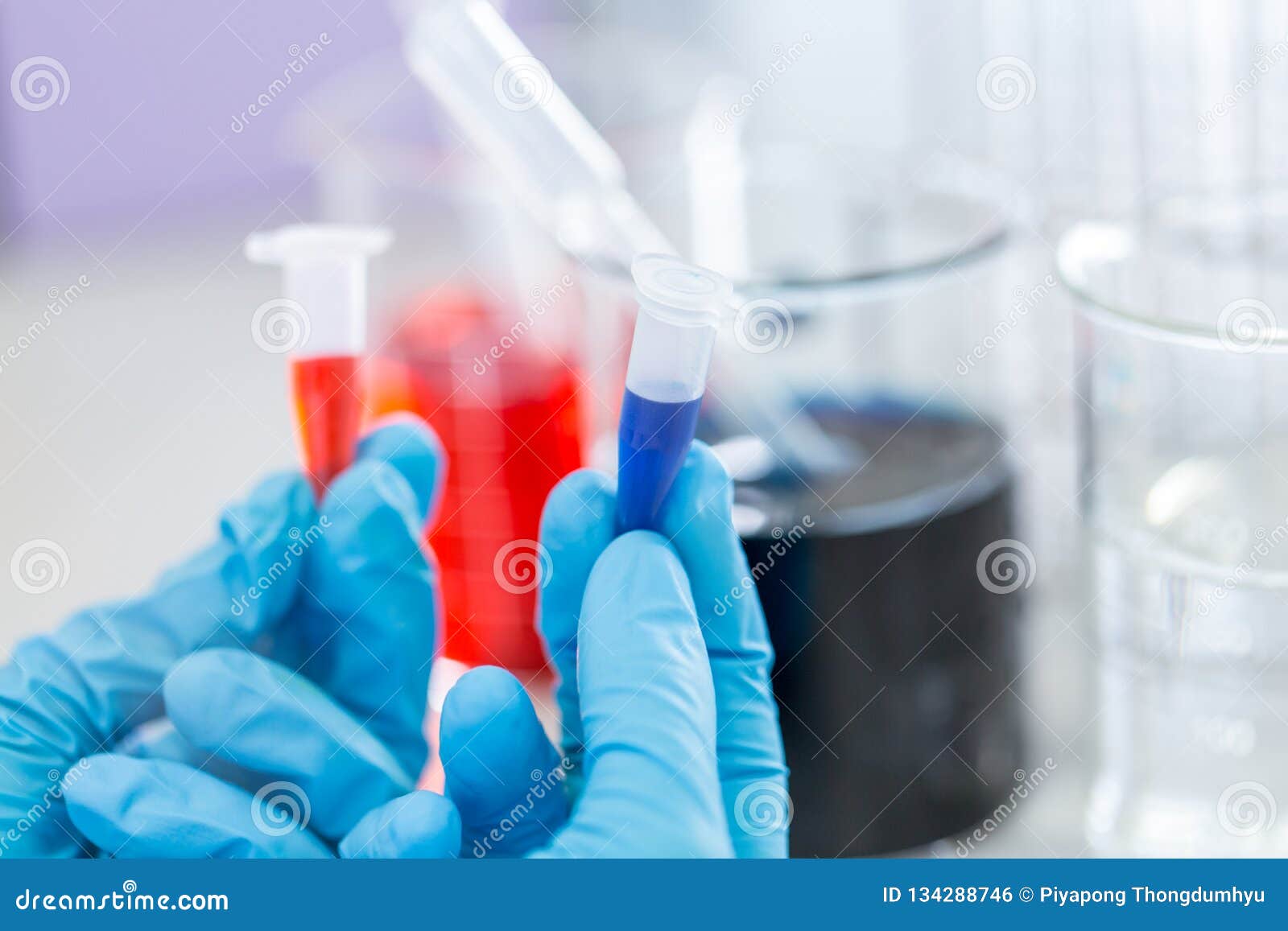 Biochemical Analysis and Chemical Analysis in Lab. Stock Photo - Image ...