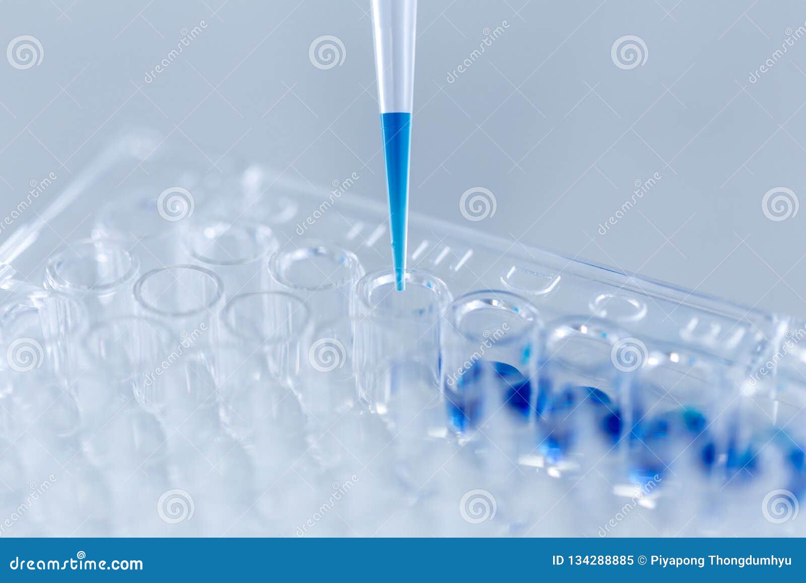 Biochemical Analysis And Chemical Analysis In Lab. Stock Photography ...