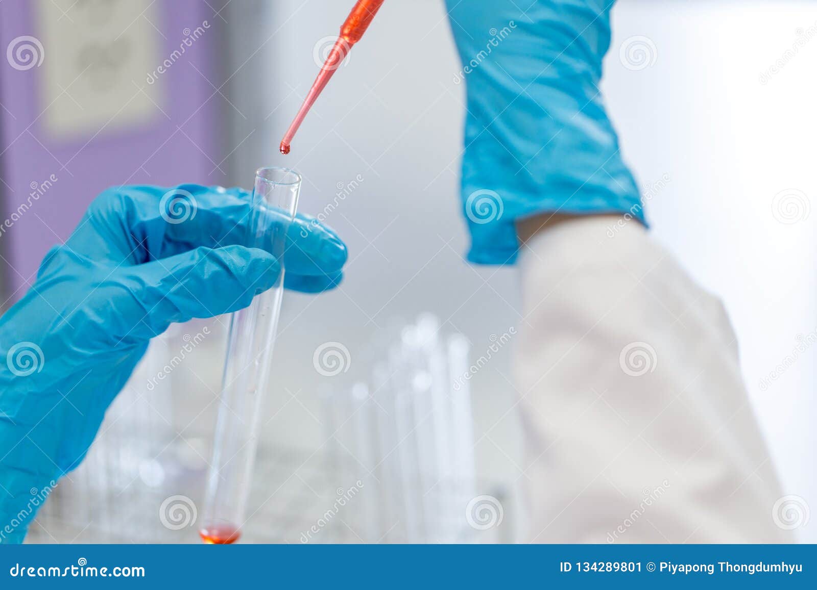 Biochemical Analysis and Chemical Analysis in Lab. Stock Image - Image ...