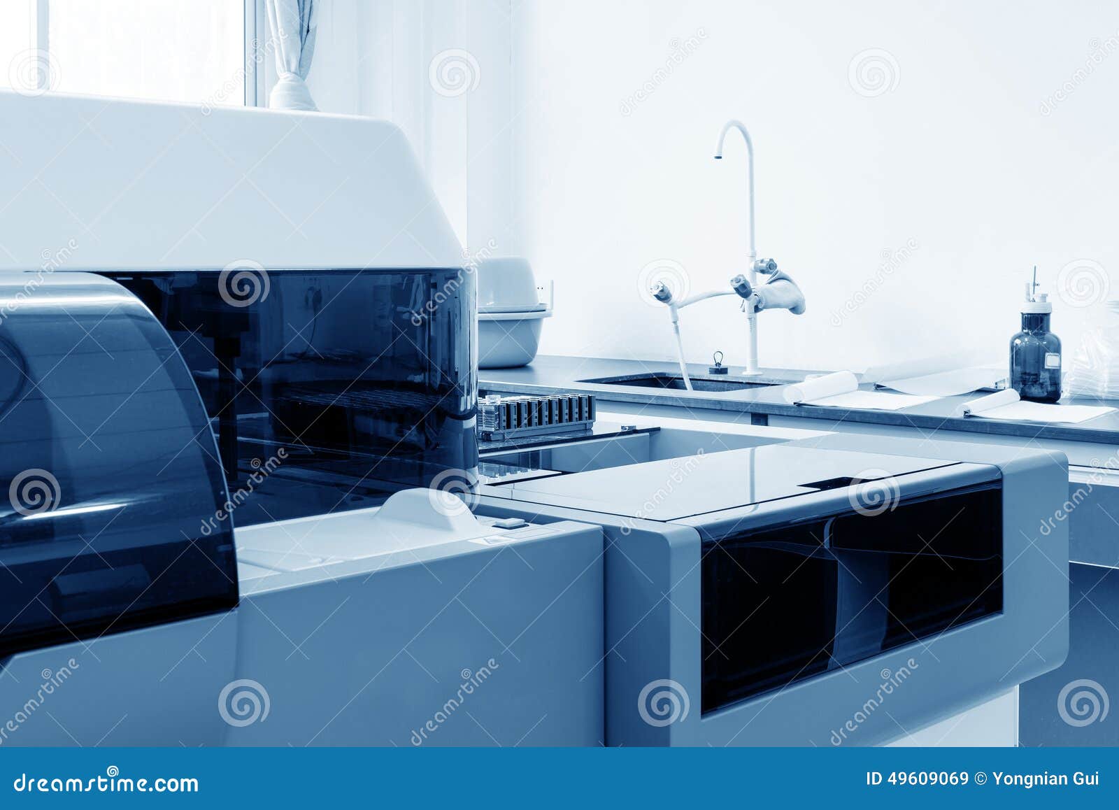 Biochemical analyzer stock image. Image of research, laboratory - 49609069
