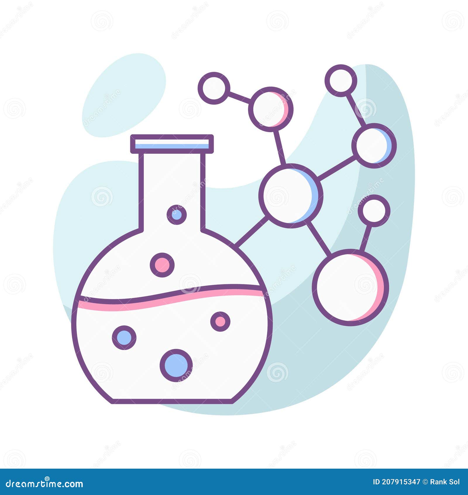 Biochemical Color Vector Icon Which Can Easily Modify or Edit Stock ...