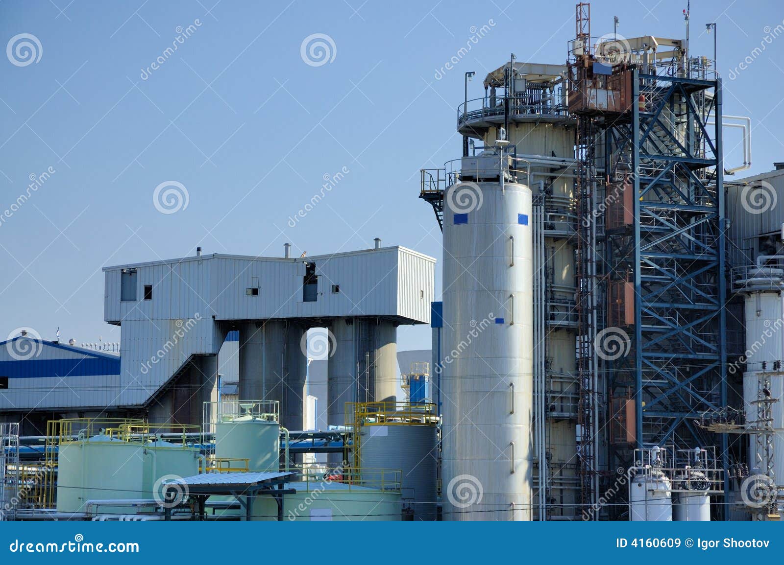 Biochemical factory stock image. Image of industrial, factory - 4160609