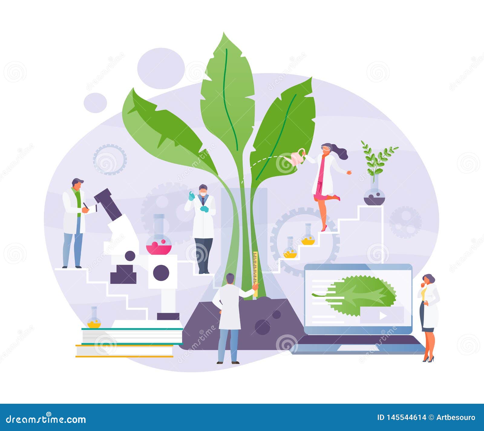 Biochemical Laboratory Vector Stock Vector - Illustration of ...