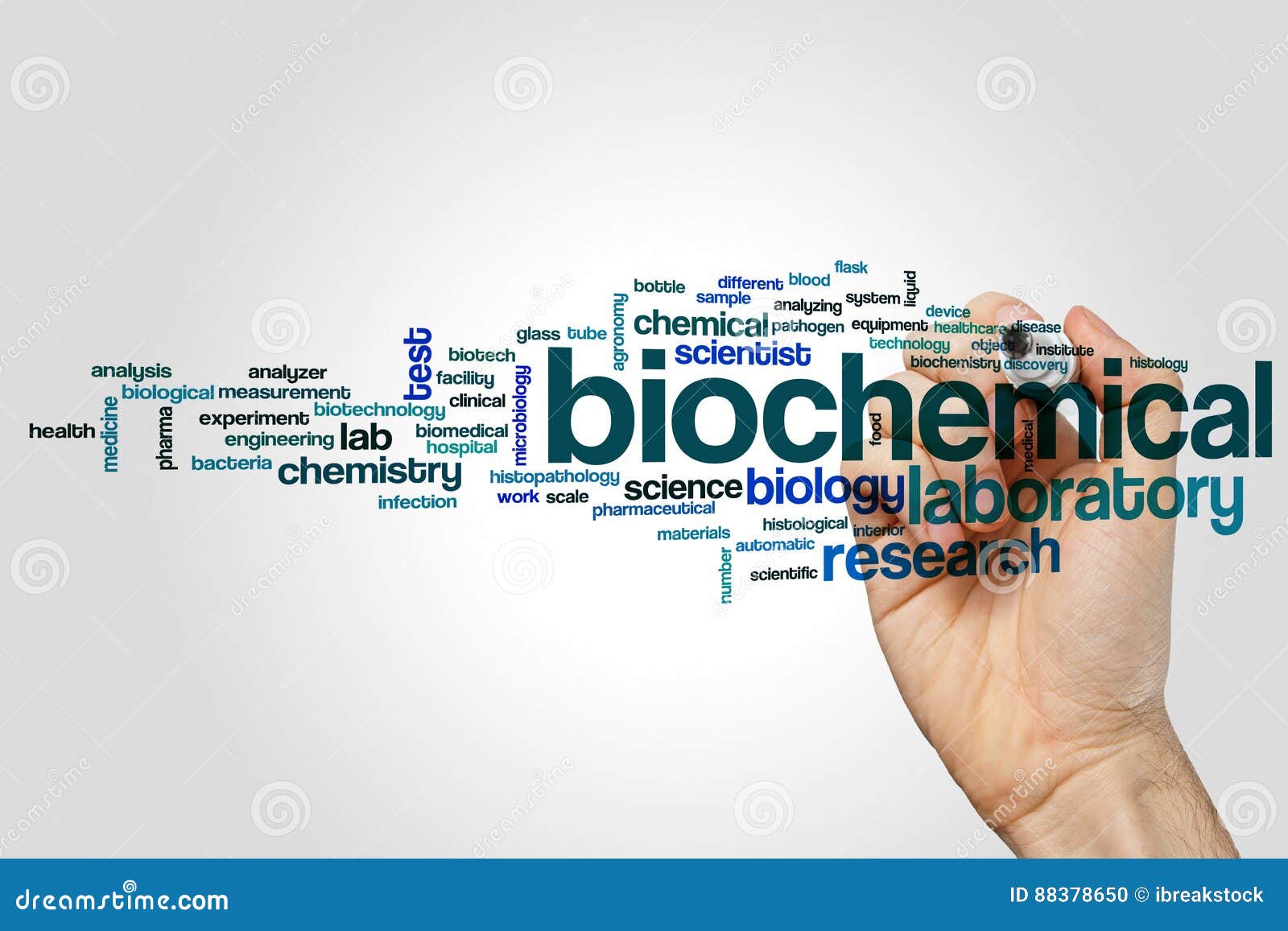 Biochemical word cloud stock photo. Image of biochemistry - 88378650